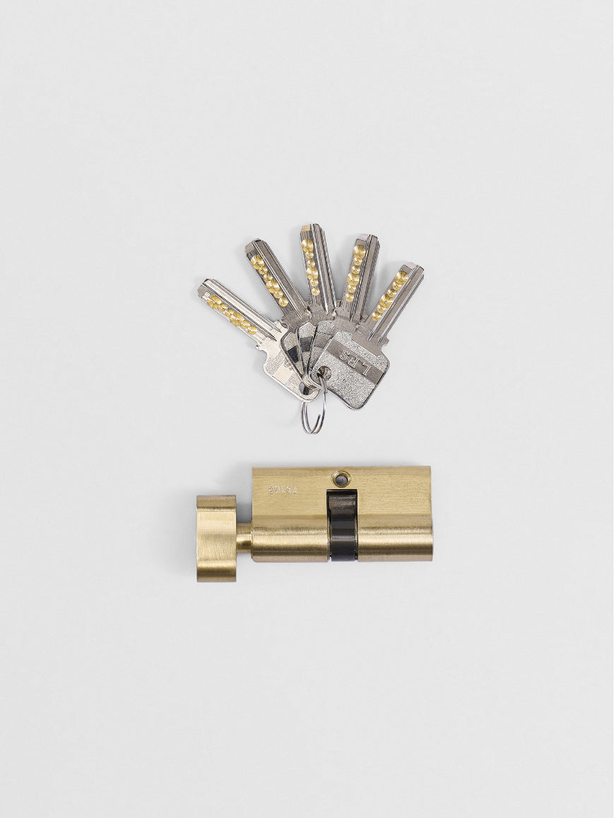60mm Euro Profile Brass Key Cylinder | MIANDGEI Security Lock